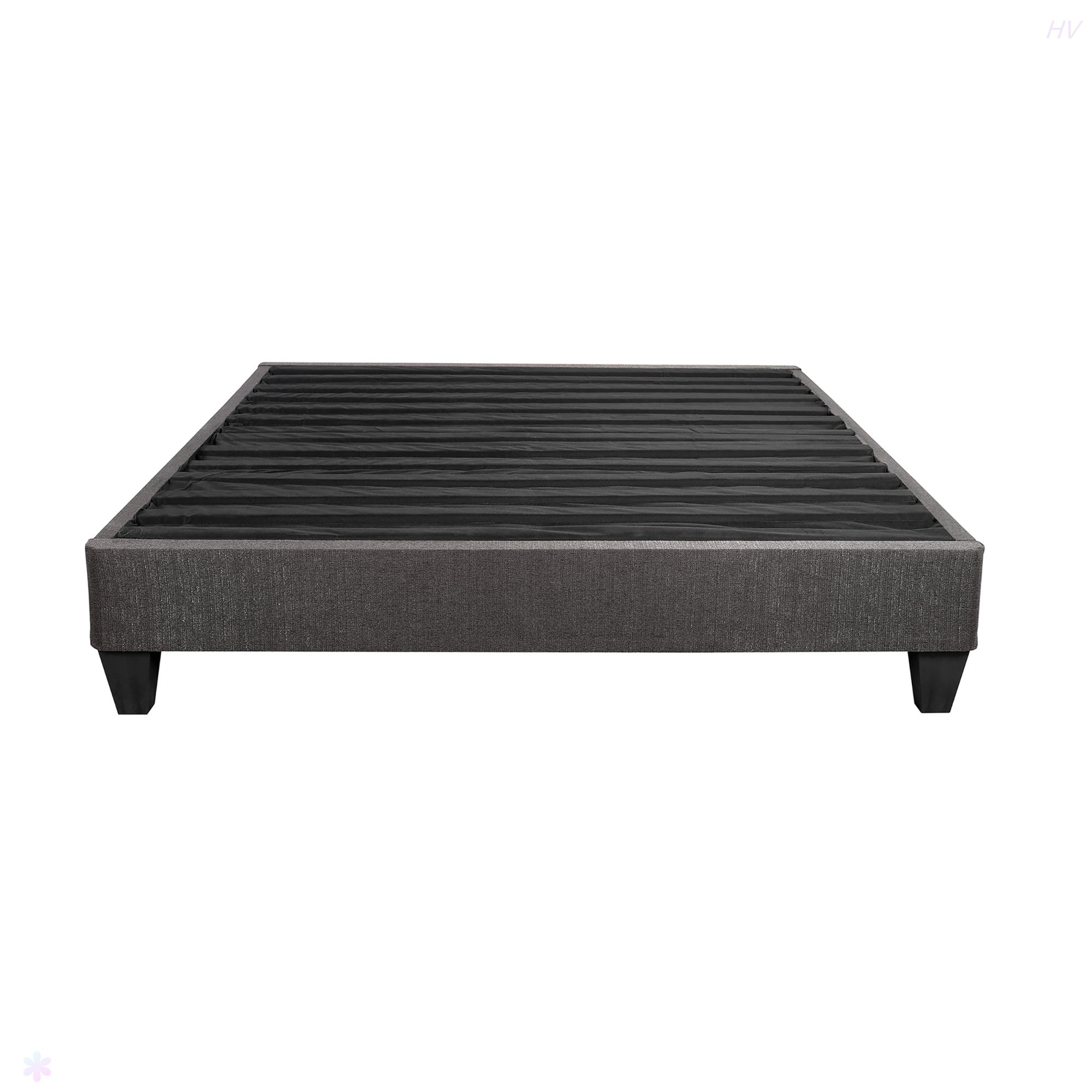 Latitude Run® Platform Bed Base, Upholstered Mattress Foundation Bed Frame | Wayfair