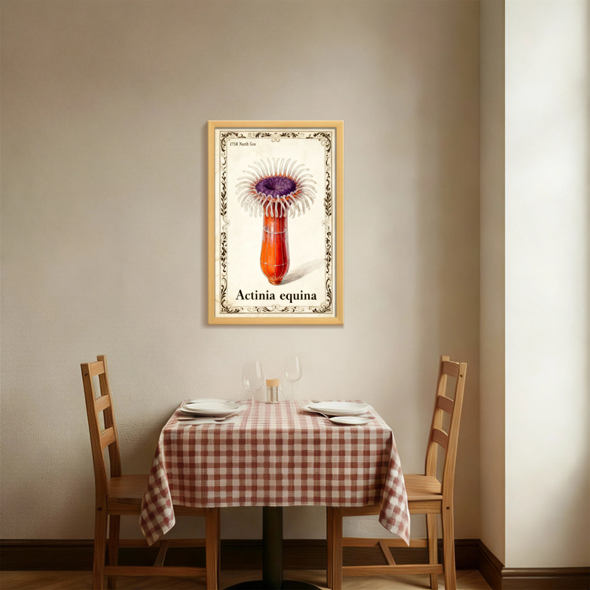 Astoria Grand Animals Actinia Equina Sea Anemone Botanical Art Print ...