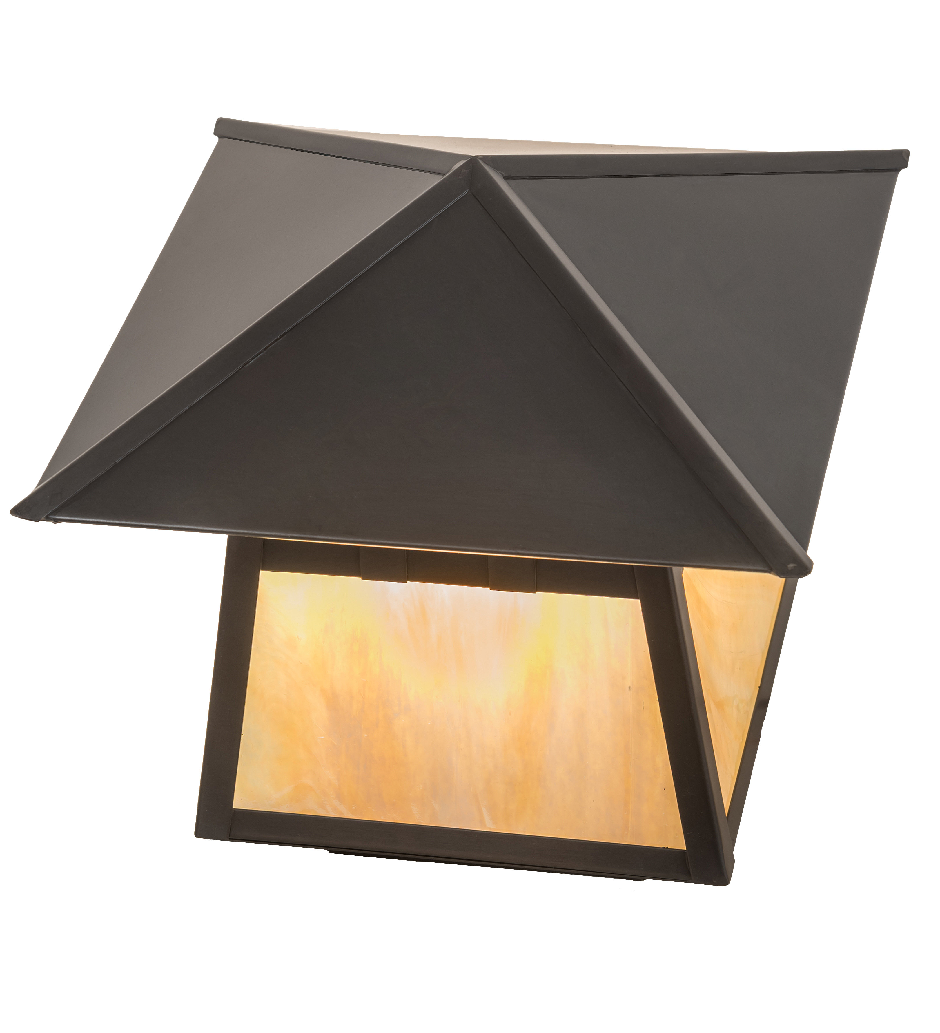 Loon Peak® Wysocki Hardwired Fence Post Cap Light | Wayfair