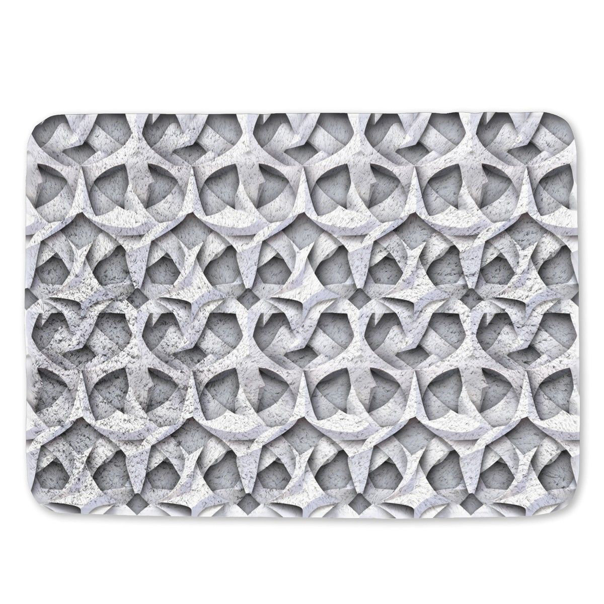 East Urban Home Soft Petals Bath Mat Pattern Bathroom Decor Gentle ...