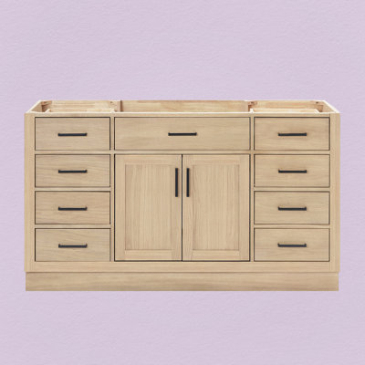 double vanity unit without basin