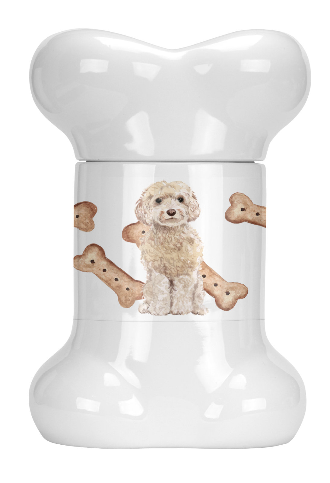 Tucker Murphy Pet™ Cockapoo Bone Shaped Pet Treat Jar | Wayfair
