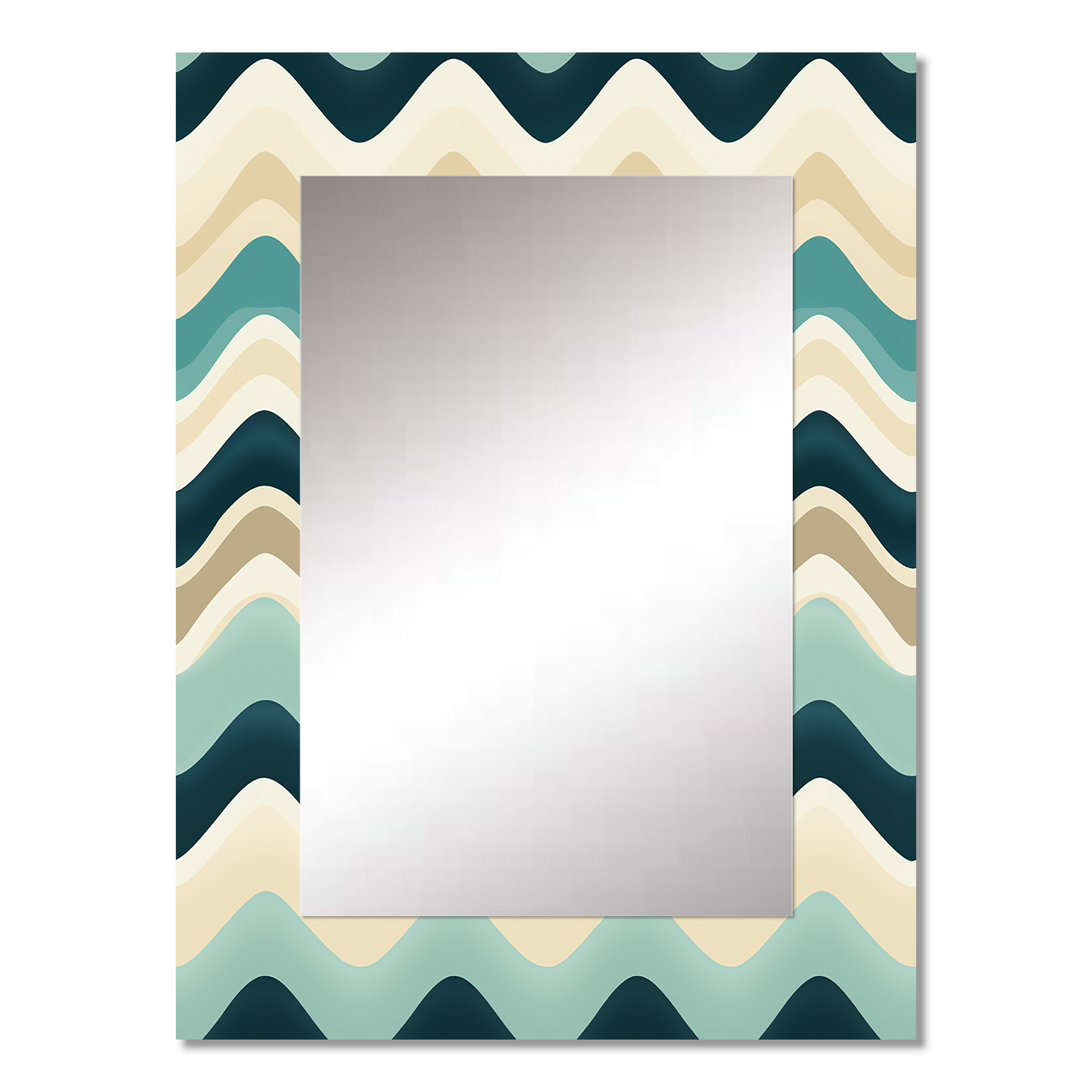 Dakota Fields Landrie Beige And Blue Coastal Chevron Serenity - chevron ...
