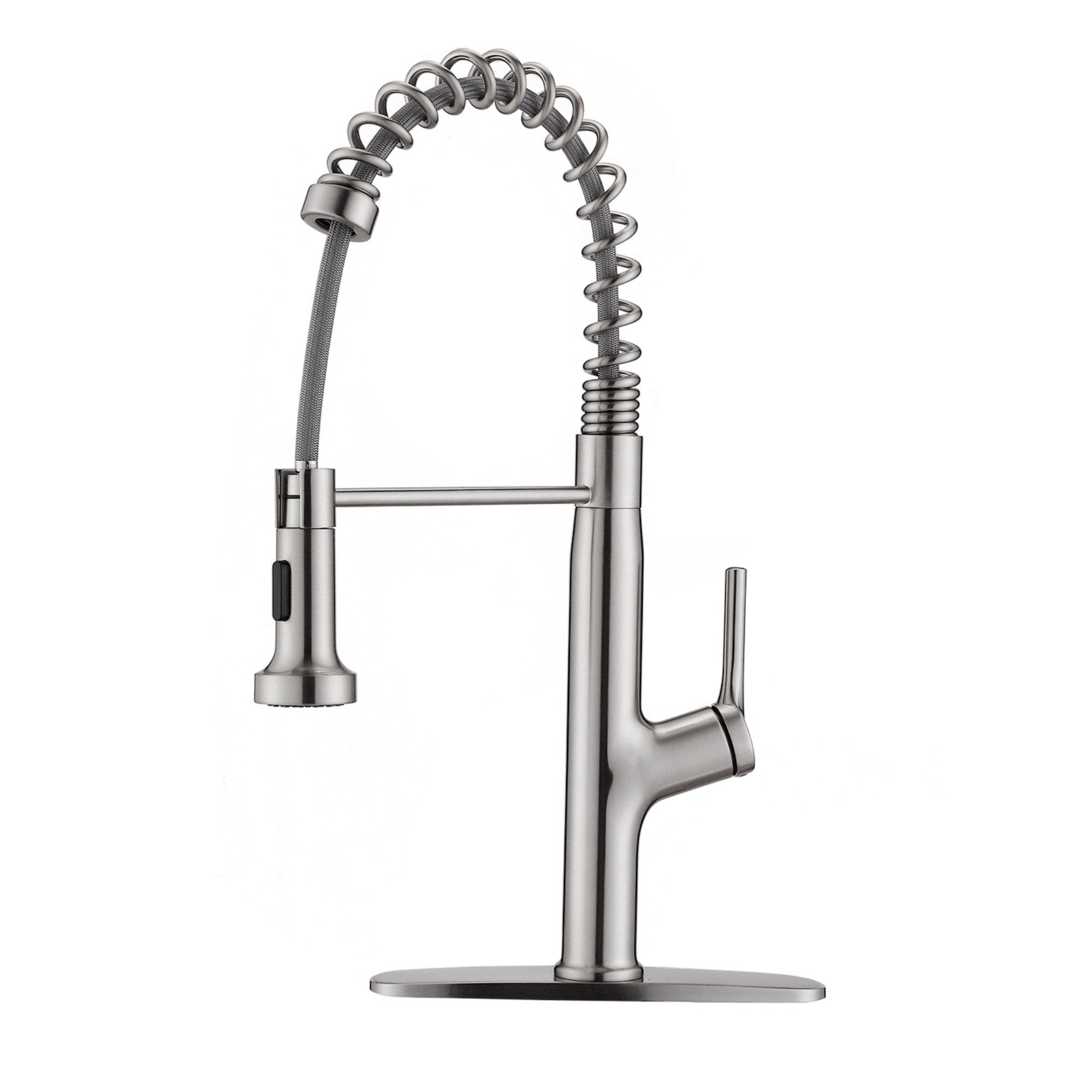 Aula Kitchen Faucet Sink Faucet With Pull Out Sprayer, Single Hole And ...