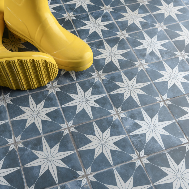 Merola Tile Harmonia 13" x 13" Ceramic Patterned Wall & Floor Tile ...