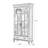 junming Nut-brown Solid + Manufactured Wood + Glass Display Cases | Wayfair