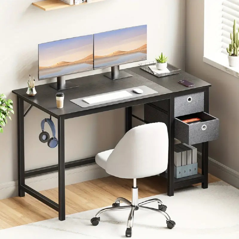 Ebern Designs Compact Computer Desk 40 Inch-Spacious & Sturdy With ...