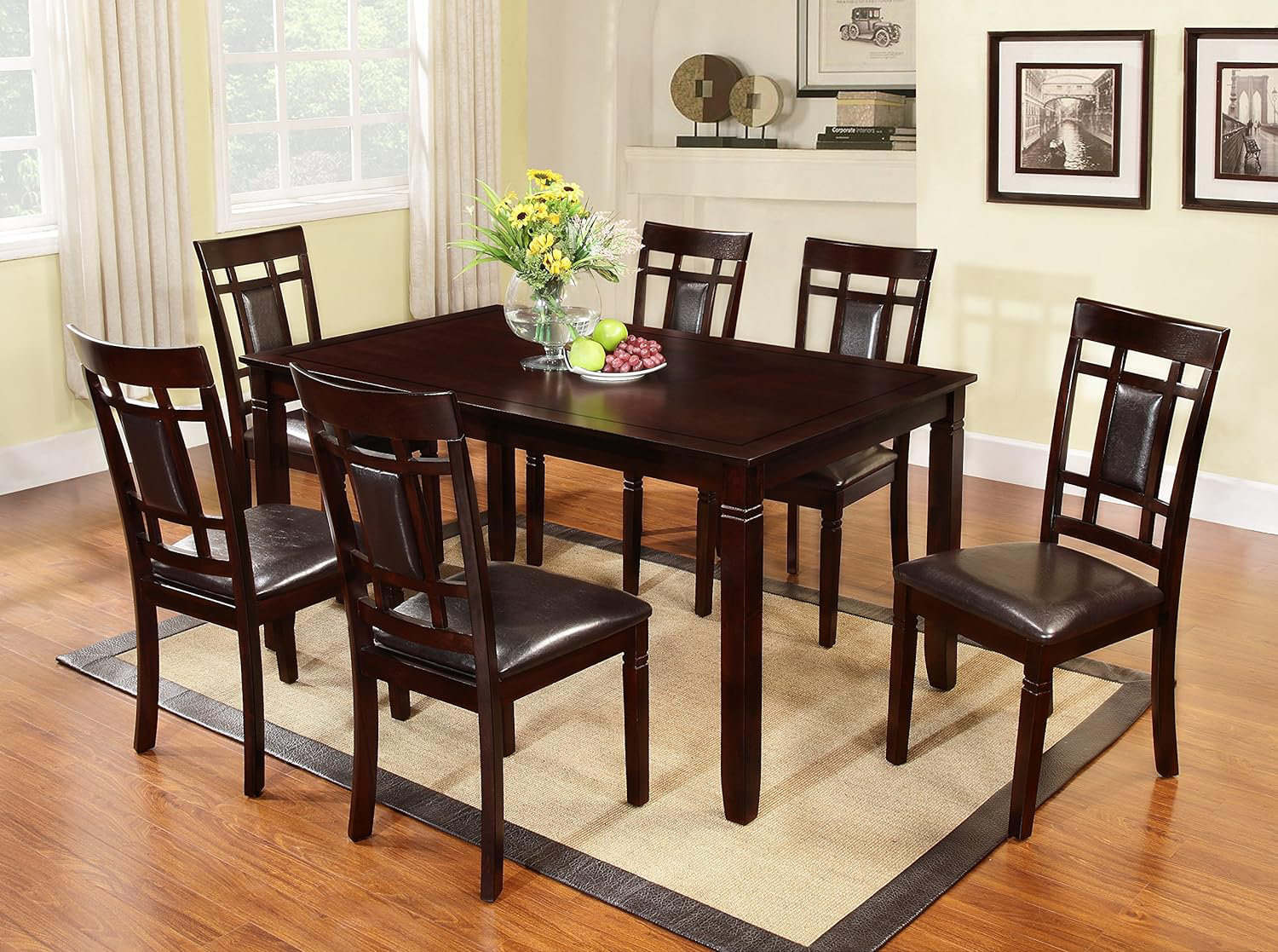 Red Barrel Studio 7 Piece Dining with Table and 6 Chairs - Wayfair Canada