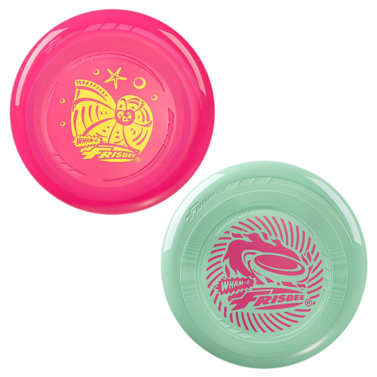 Wham-O Frisbee Go 2 Pack Flying Disc, 9 Inch Lightweight Toy Set | Wayfair