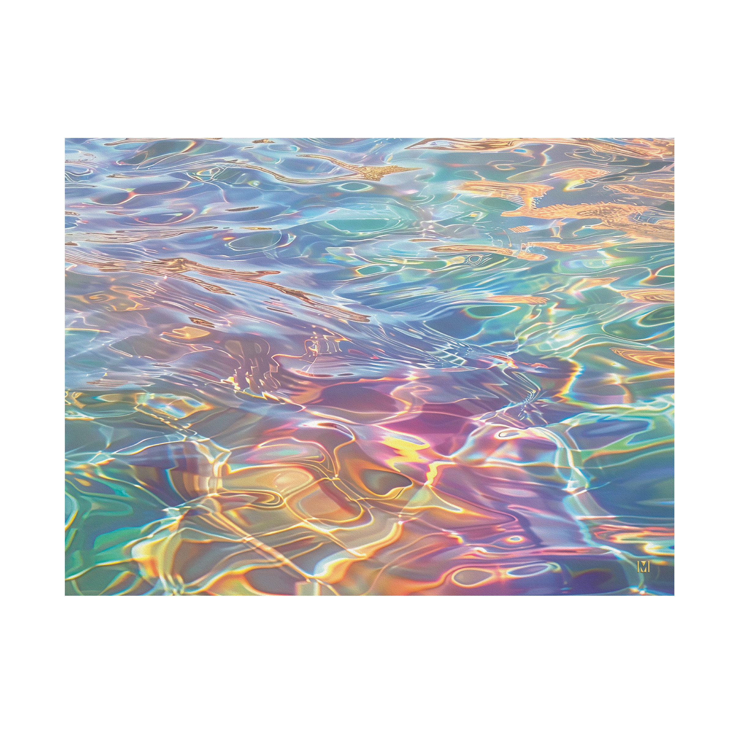 Winston Porter Michael David Ward Iridescent Waters 3 Canvas Art | Wayfair