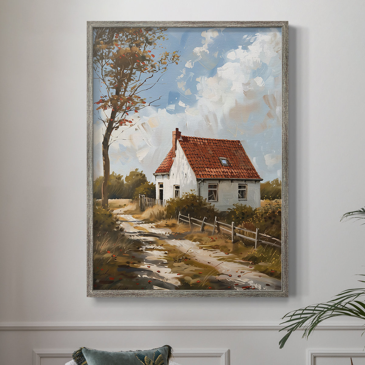 Rosalind Wheeler LANDSCAPES Series CVII Framed Print - Solid Wood | Wayfair