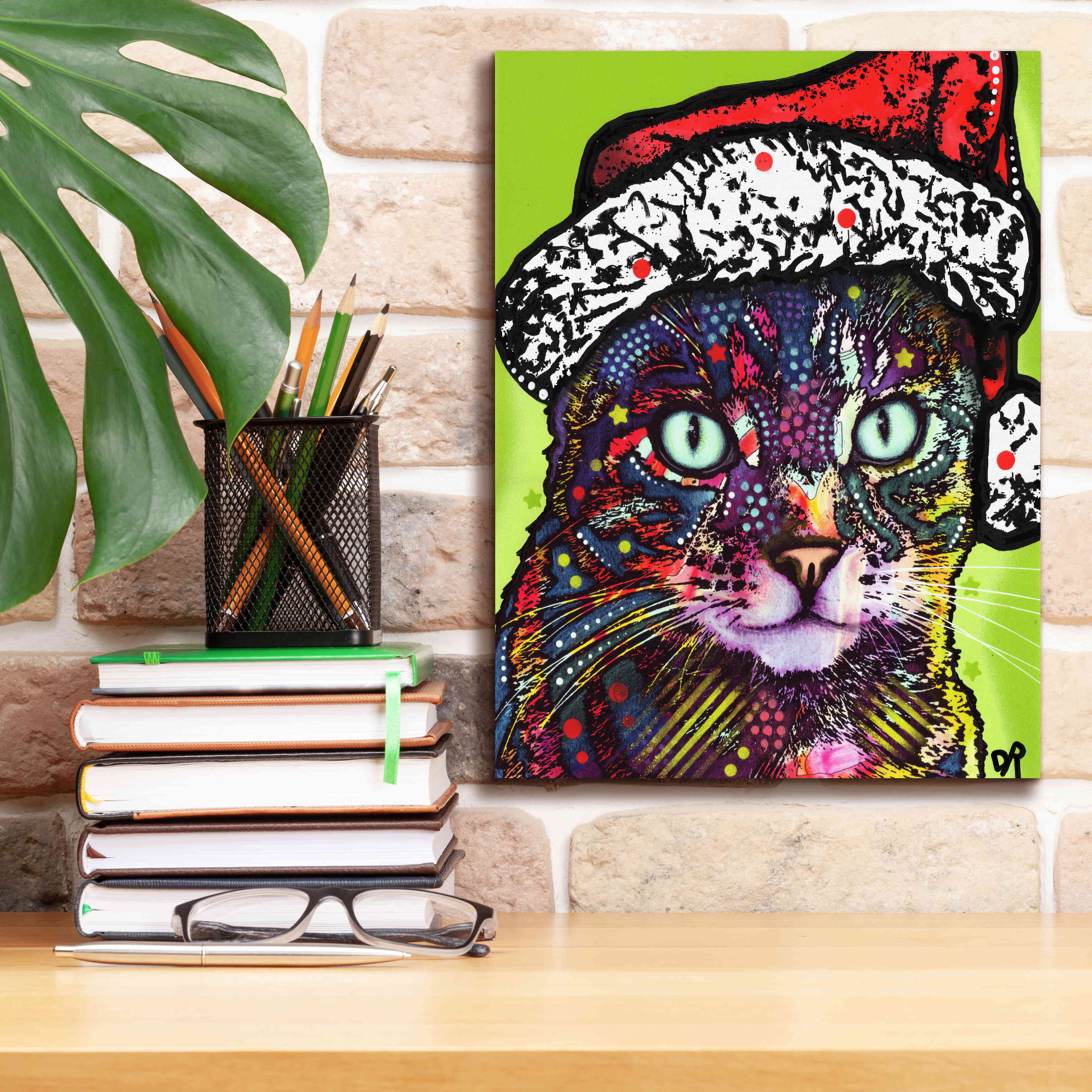 The Holiday Aisle® Watchful Cat Christmas Edition by Dean Russo ...