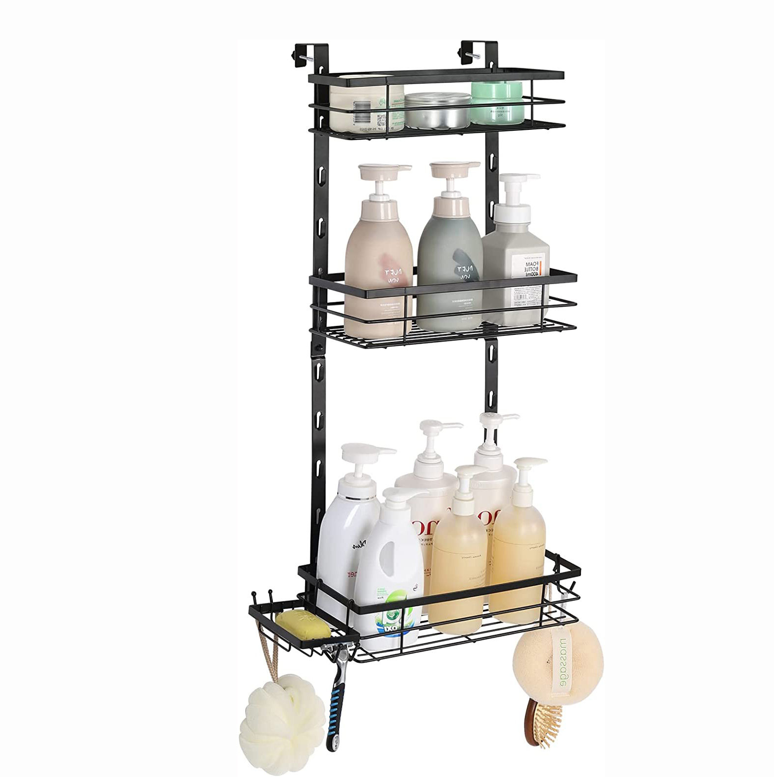 Rebrilliant Lorenzi Wall Stainless Steel Shower Caddy | Wayfair