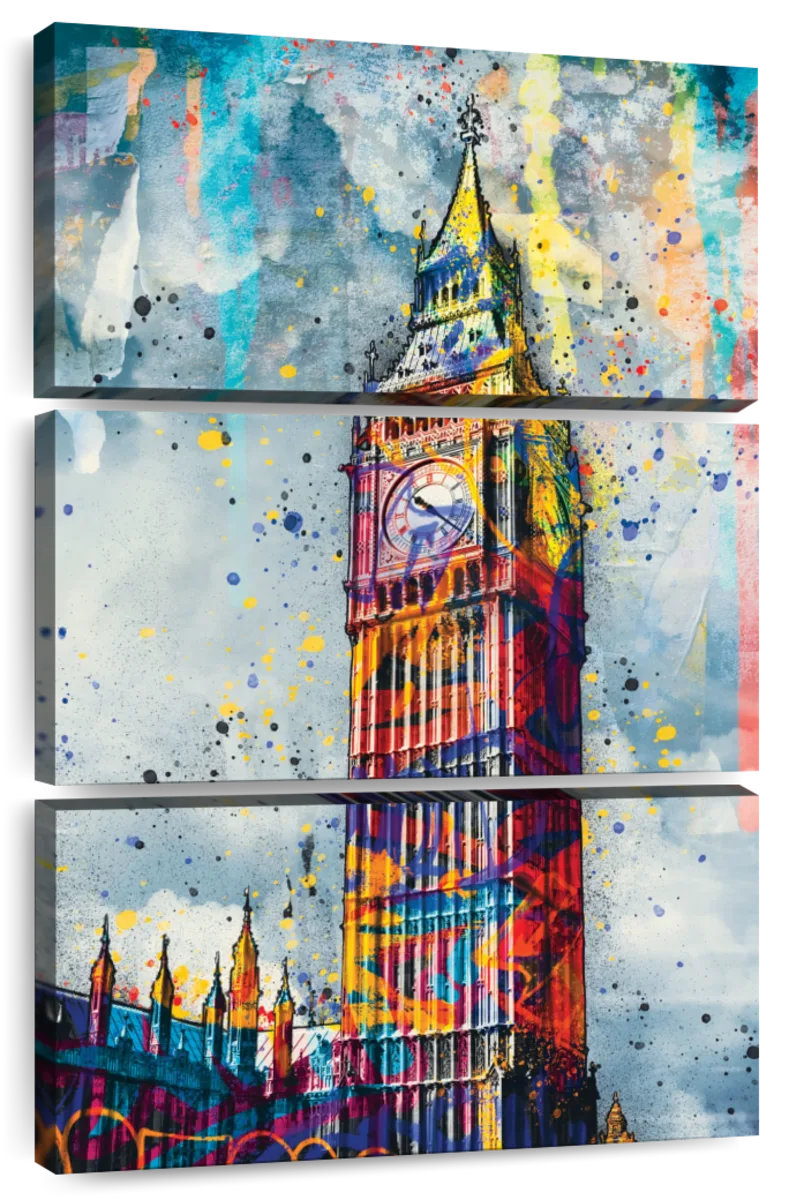 Elephant Stock Big Ben Paint Splash - Wayfair Canada