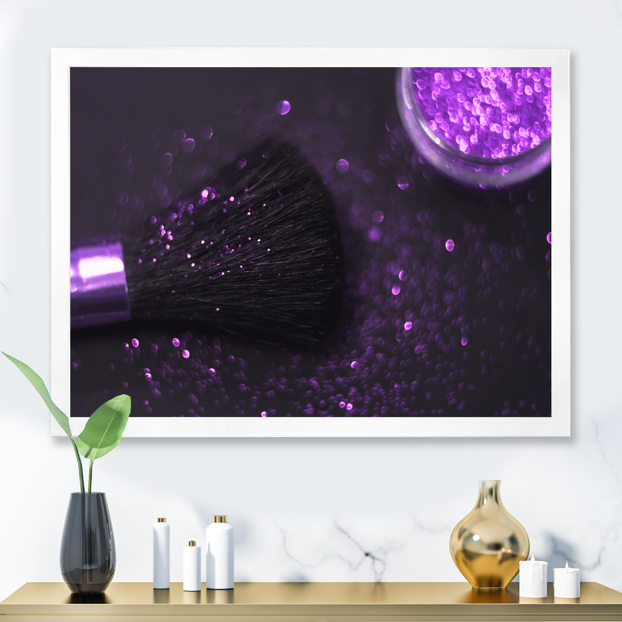 Ebern Designs Purple Glitter Sparkle " Purple Glitter Sparkle ...