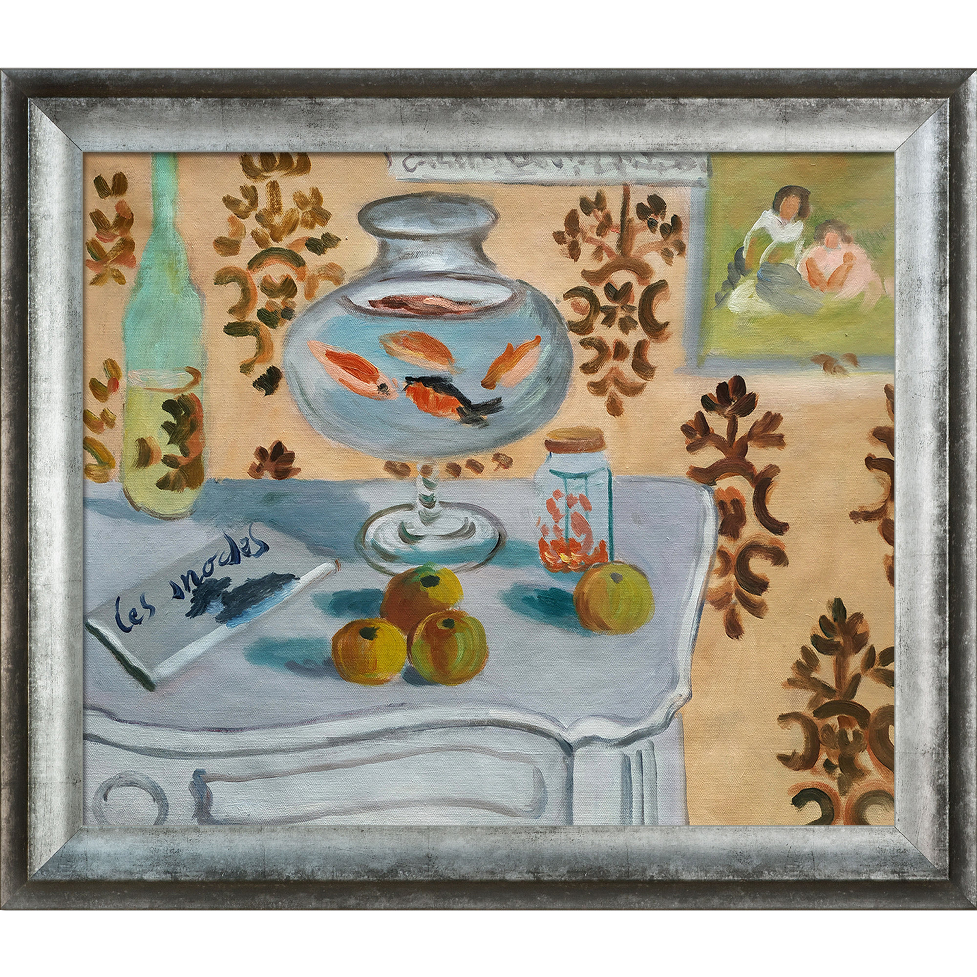 Wildon Home® The Goldfish Bowl Framed On Canvas by Henri Matisse ...