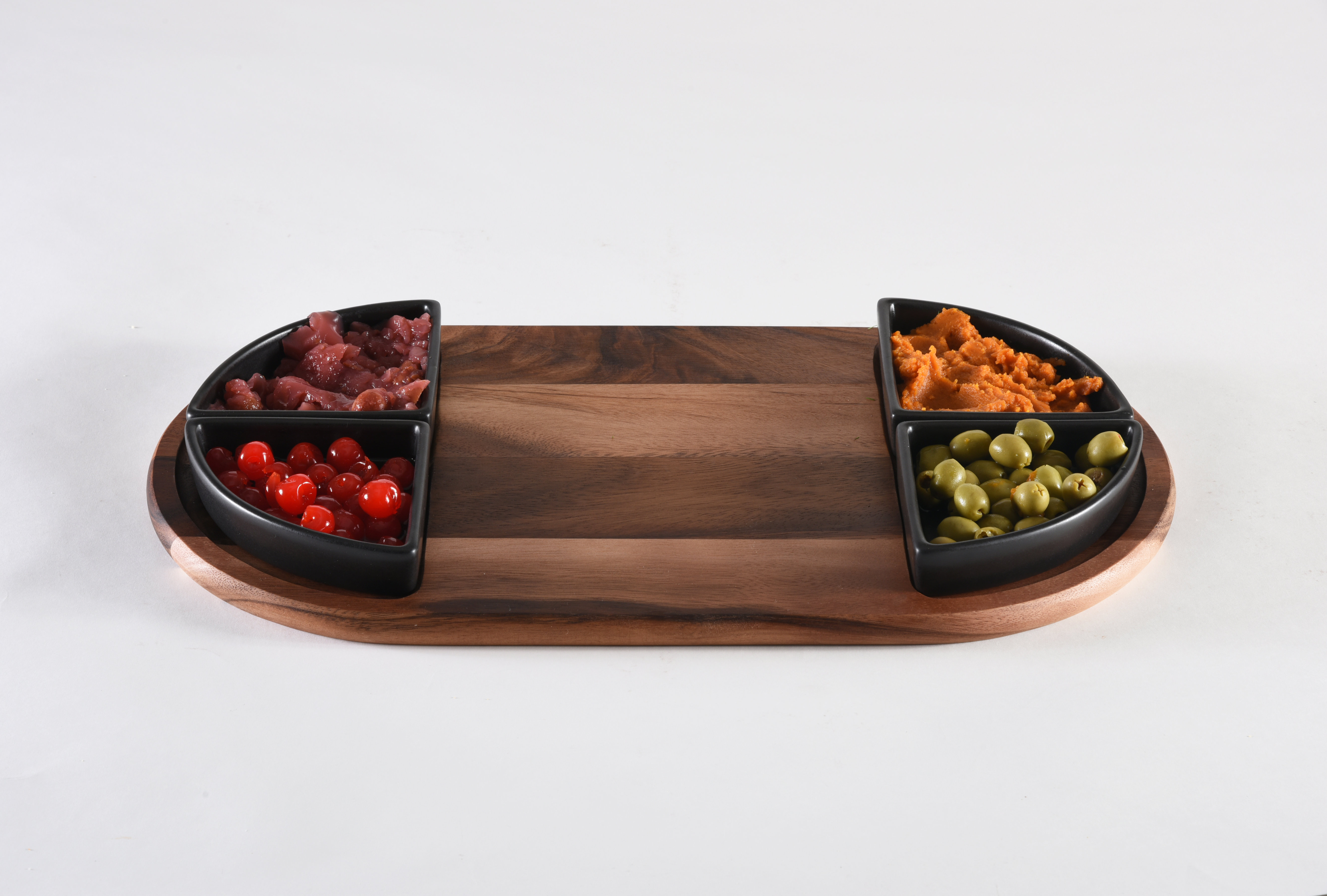 Loon Peak® Charcuterie Board with 4 Ceramic Dishes | Wayfair