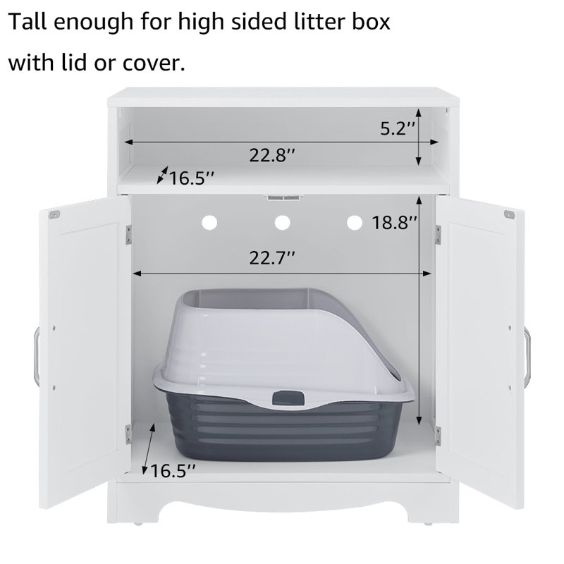 Tucker Murphy Pet™ Wood Litter Box Enclosure & Reviews | Wayfair