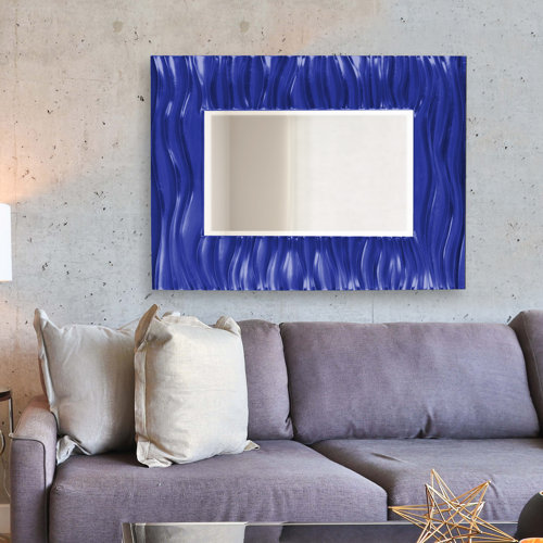 Blue Wall Mirrors You'll Love | Wayfair