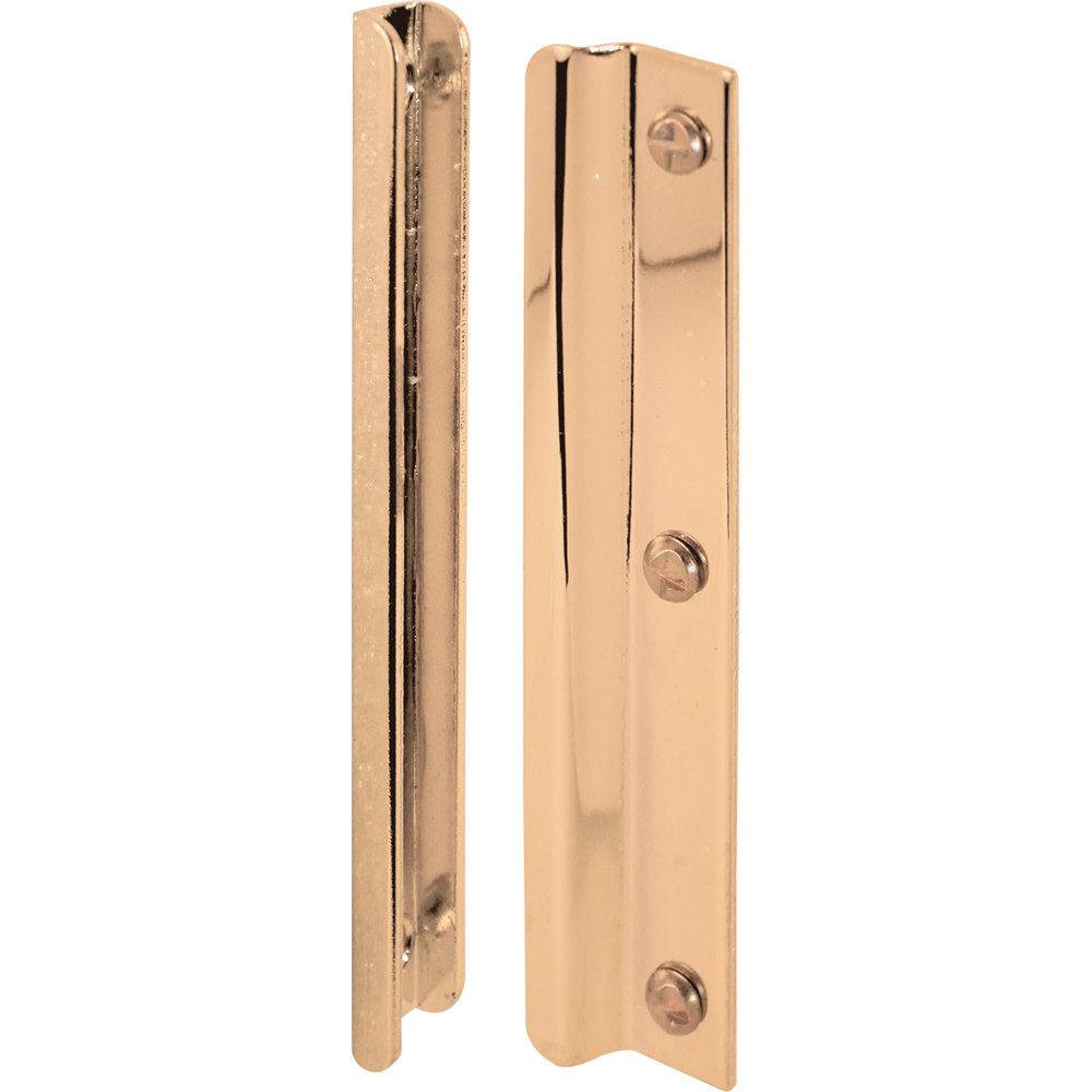 Prime-Line 6 in. Bright Brass, Steel Constructed Latch Shield, For ...