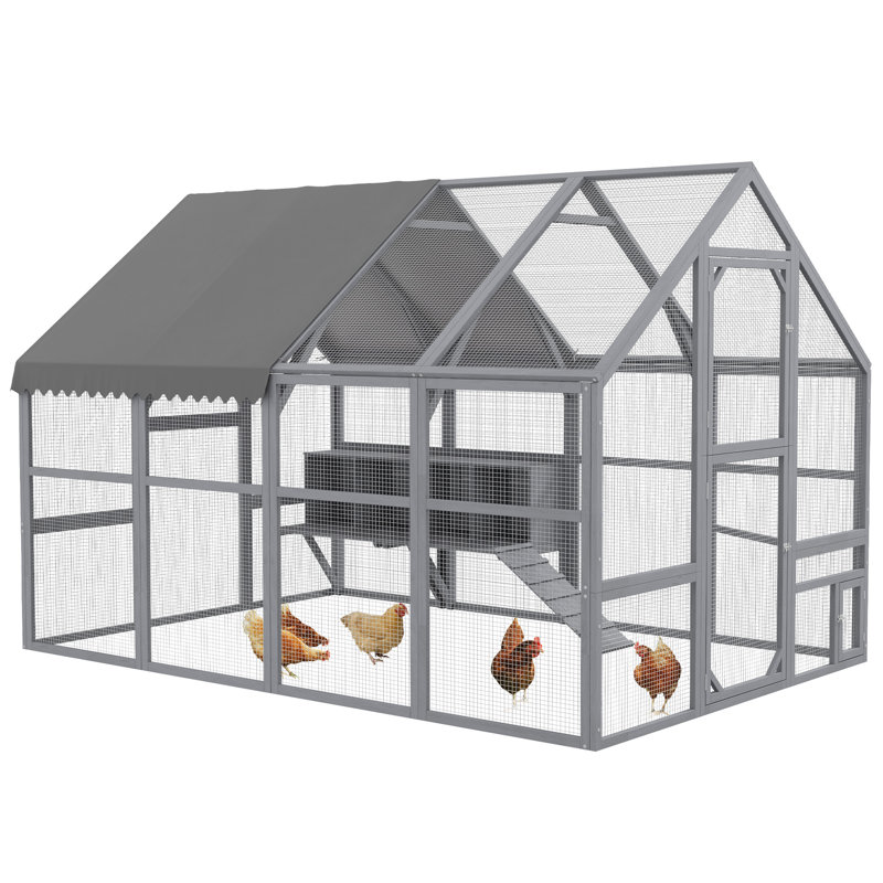 Tucker Murphy Pet™ 56 ft² Chicken Run with Wire Mesh | Wayfair
