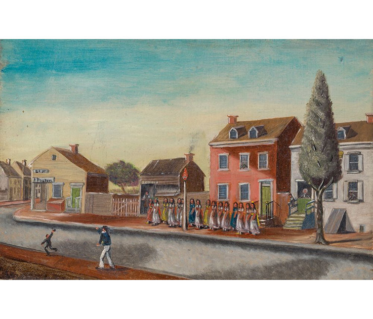 Canora Grey Tea Party On Paper by William P. Chappel Painting - Wayfair ...