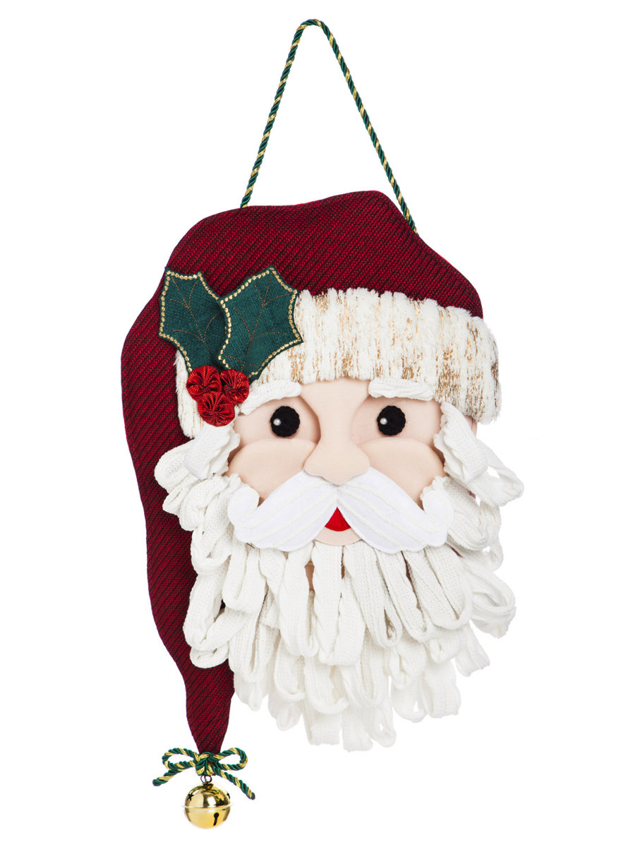 The Holiday Aisle® Santa Felt Door Décor - Wayfair Canada