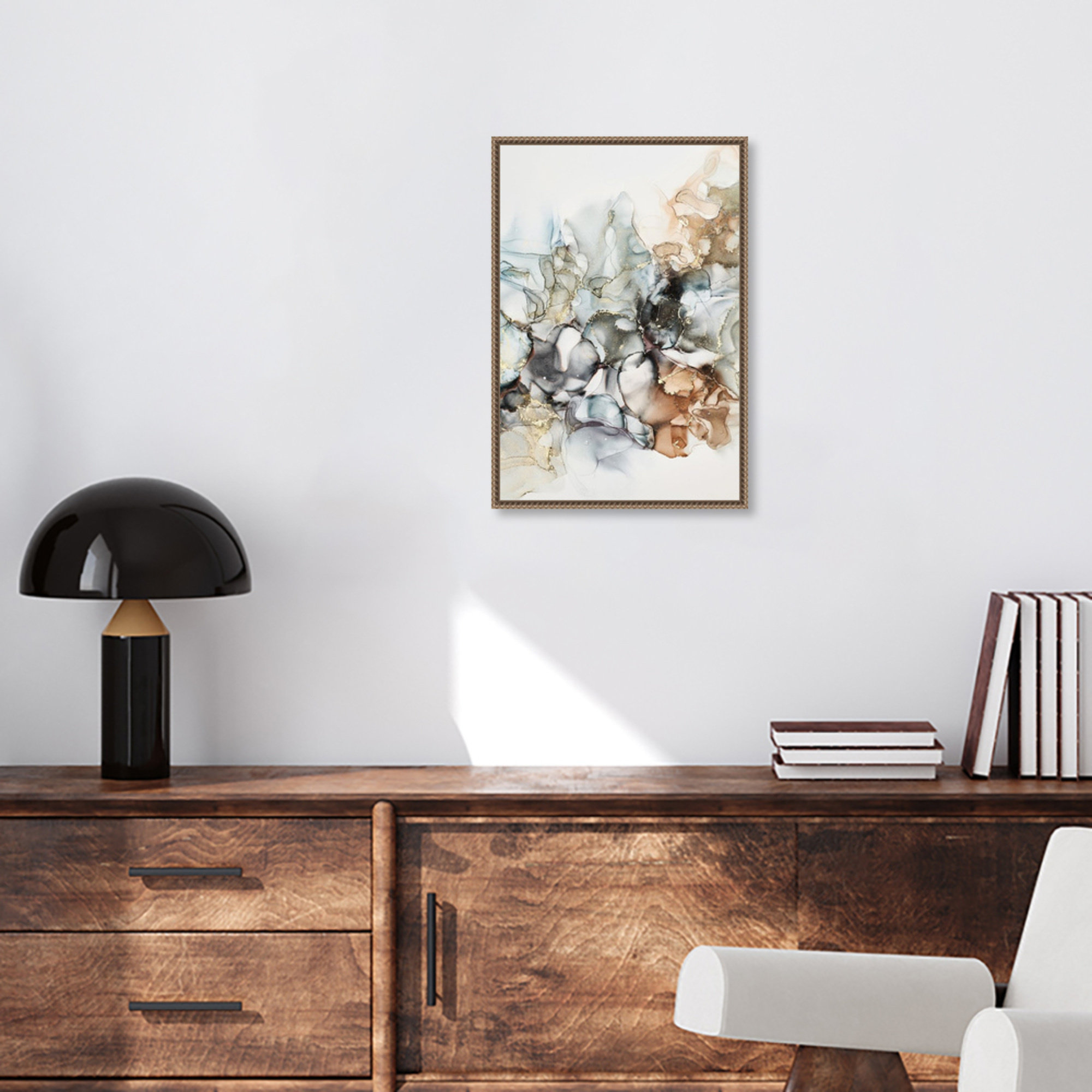 Red Barrel Studio Cosmos I Framed On Canvas by Incado Print | Wayfair