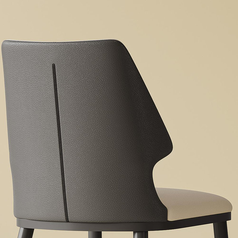 Corrigan Studio® Modern Gray Dining Chair (Set of 2) | Wayfair