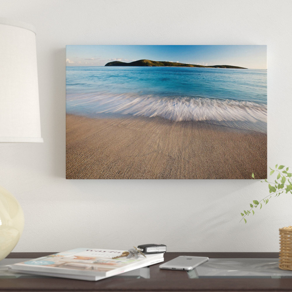 East Urban Home Surf on Beach at Sunset, Culebra Island, Puerto Rico by ...