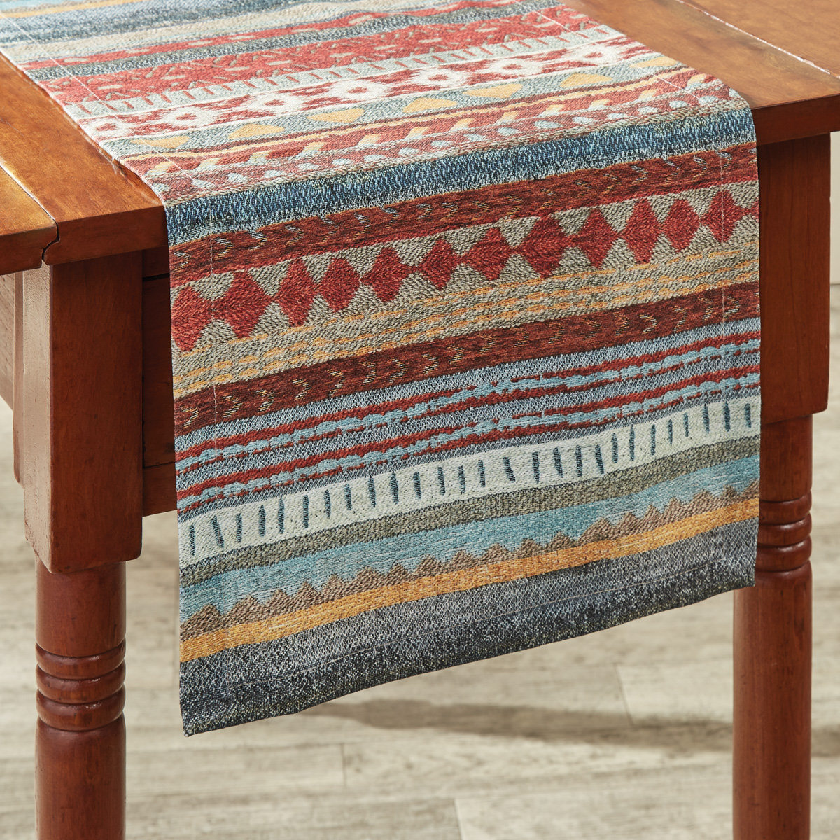 Union Rustic Konda Runner Geometric Printed Table Runner & Reviews ...
