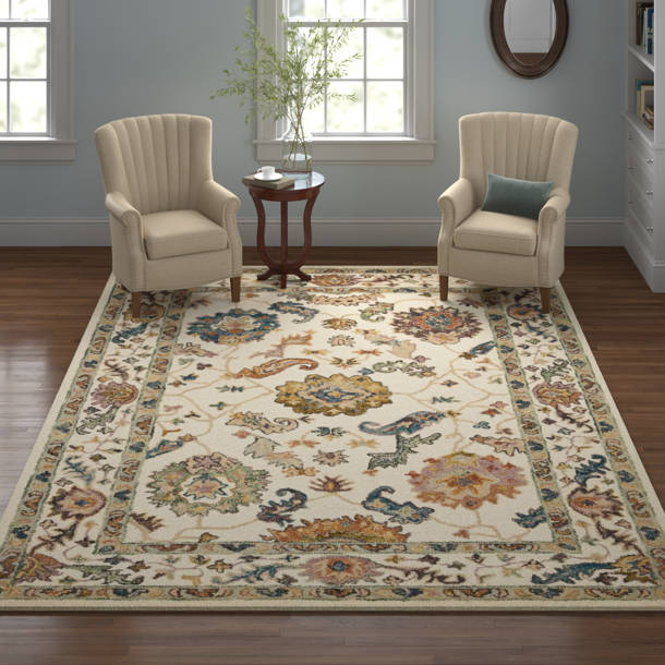 Lark Manor Norge Hand Hooked Wool Oriental Rug & Reviews | Wayfair