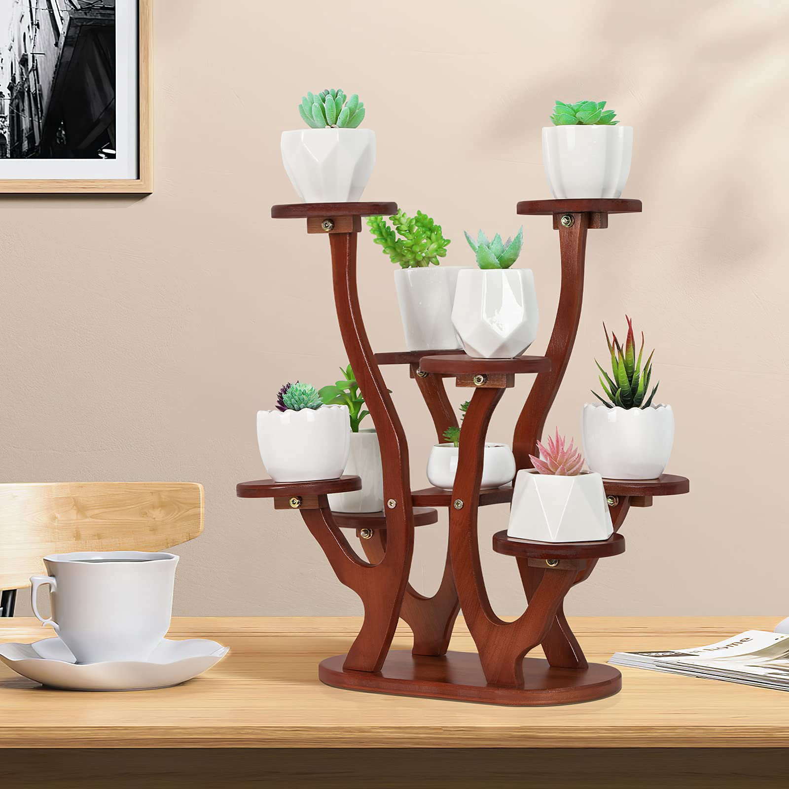 Lark Manor 9 Mini Succulent Plant Stands - Wayfair Canada