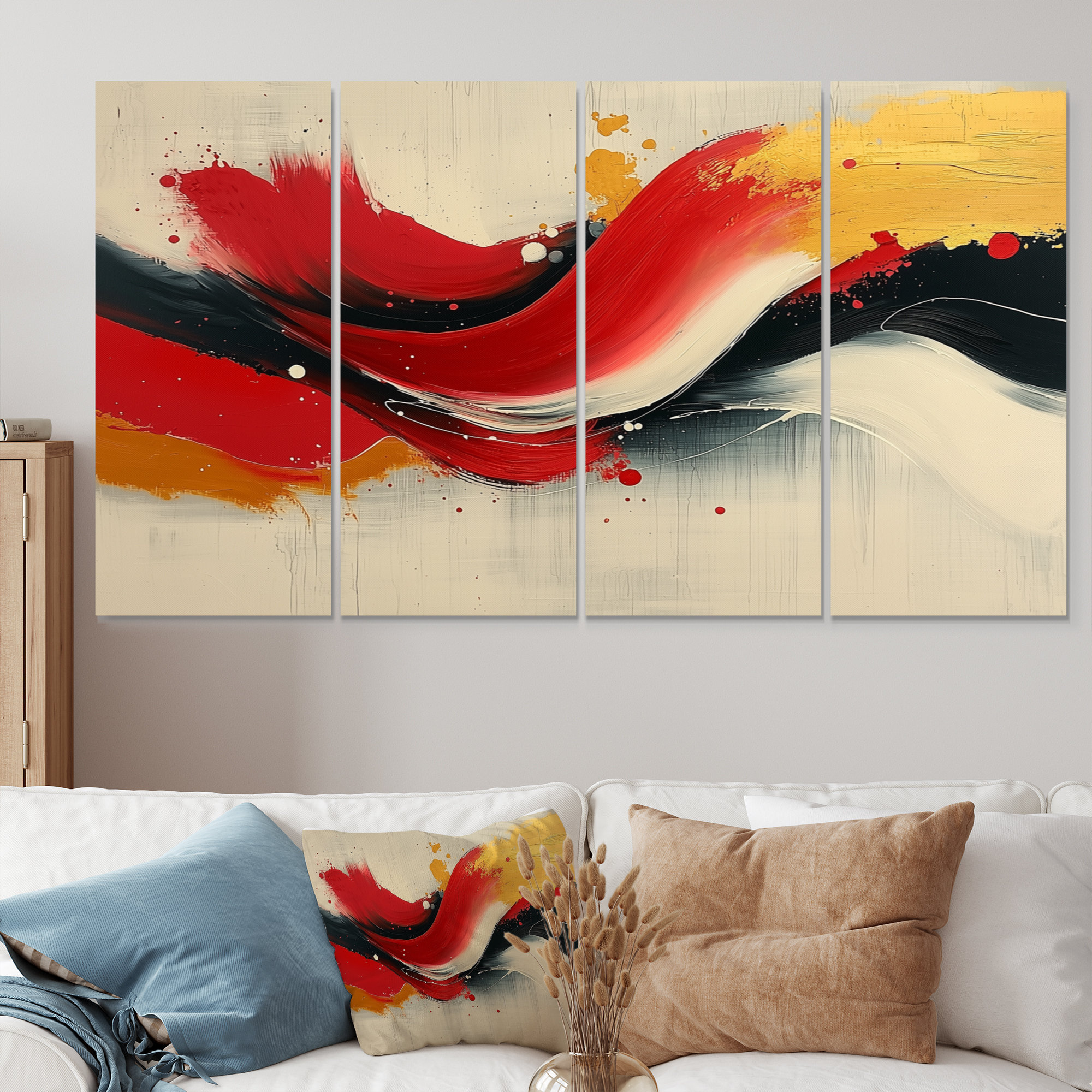 Orren Ellis Chaos Harmony Of Wild Volcano Lava II - Fauvism Wall Art ...