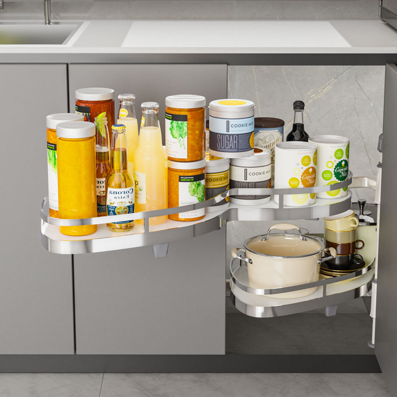 KPAIDA Swing Left Blind Corner Cabinet Pull Out Pull Out Organizer, 2 ...