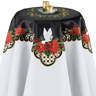 The Holiday Aisle® Holiday Poinsettia Dove Cut-Out Table Linens | Wayfair