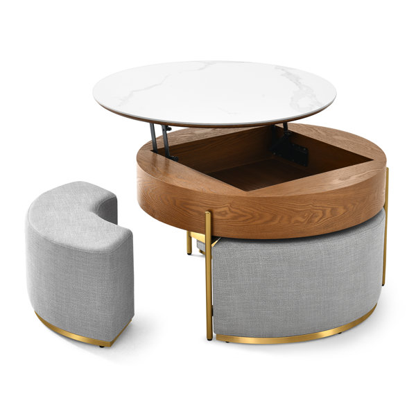 Willa Arlo™ Interiors Bulverde Lift Top Extendable Frame Coffee Table ...