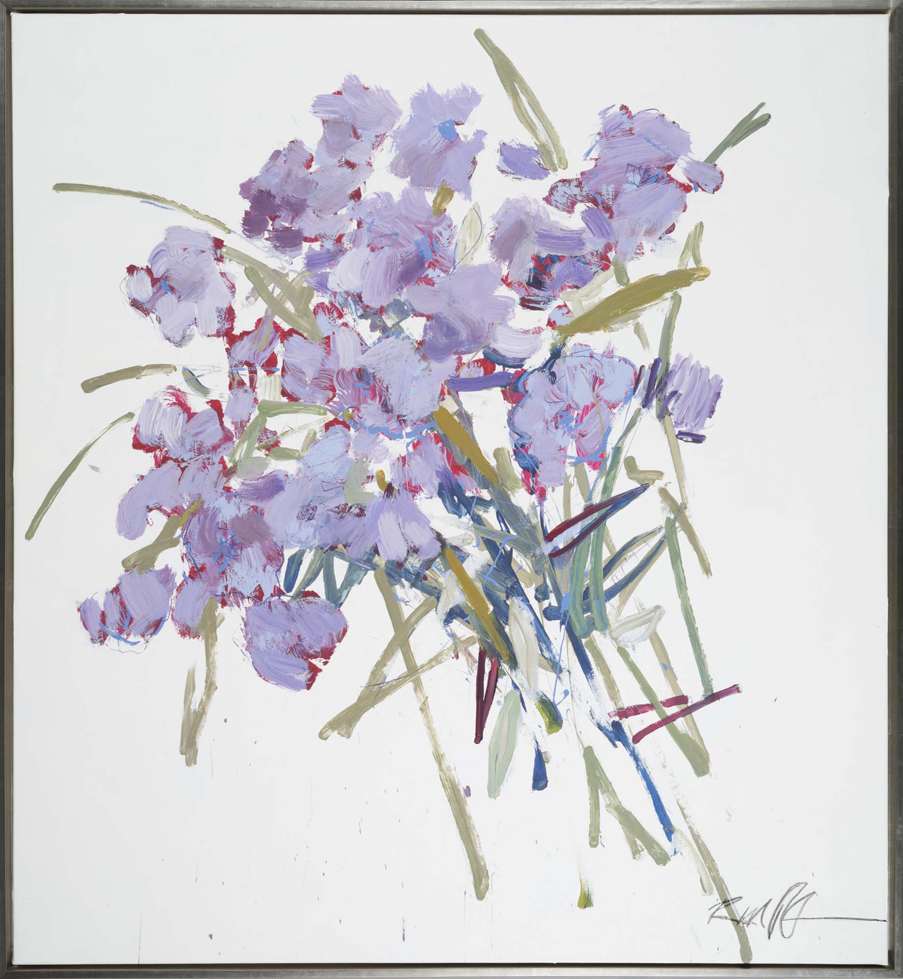 RFA Decor New Flowers by Robert Robinson - Floater Frame Painting on ...