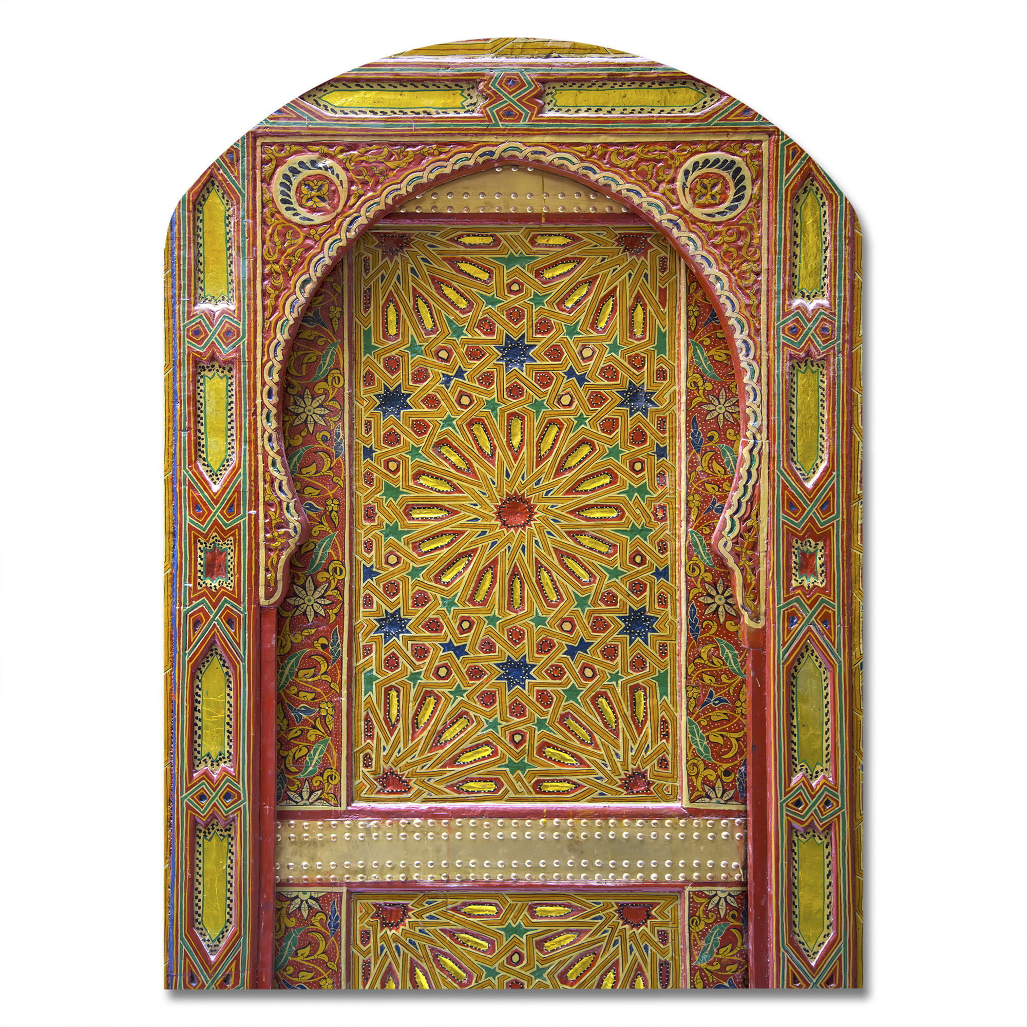 Bungalow Rose Moroccan Entrance Door in Fez - Vintage Premium ...