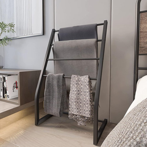 DONIVE Free Standing Towel Rack, Towel Racks for Bathroom, Metal Towel ...