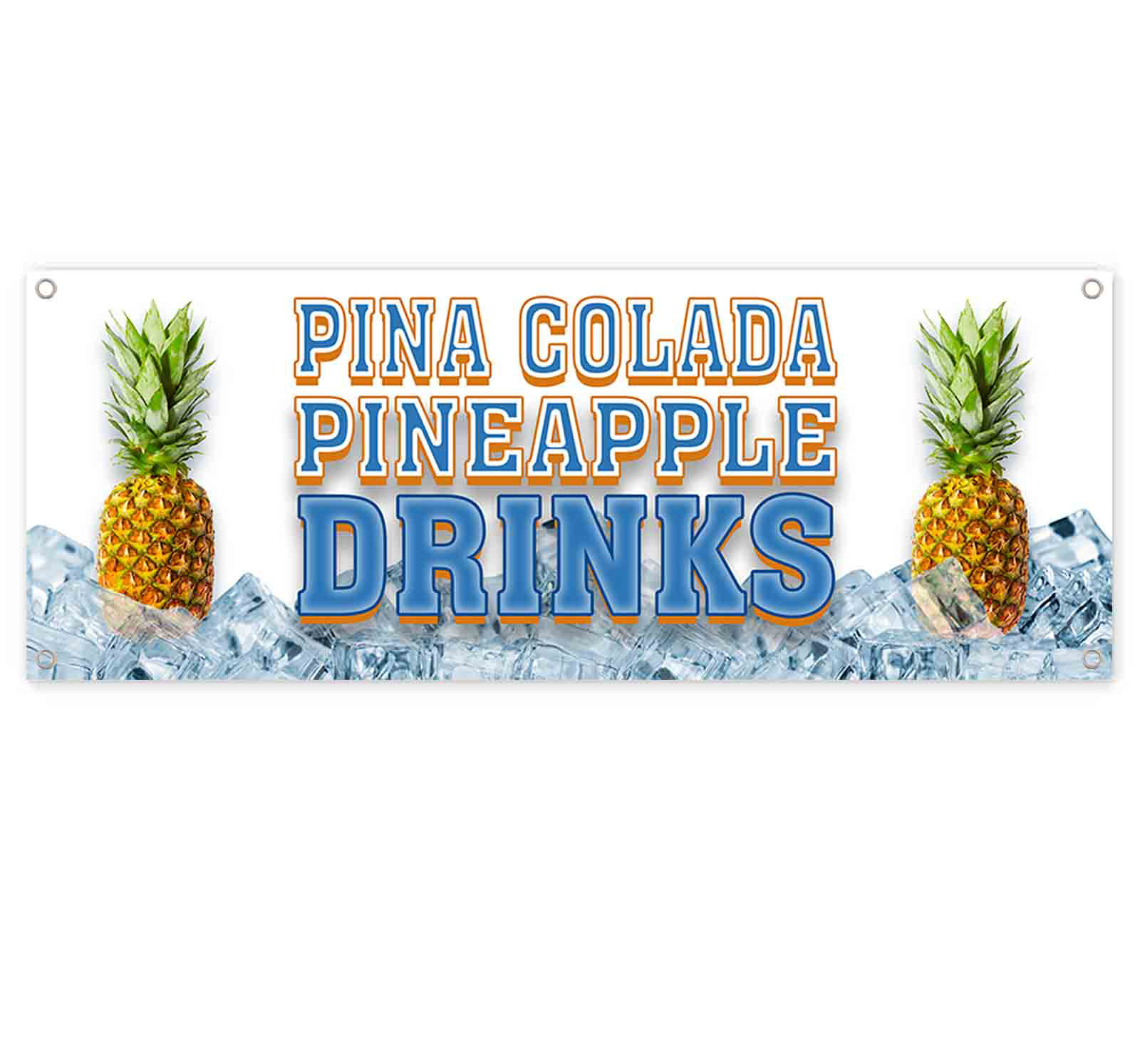 Trinx Jaslyn Pina Colada Drinks Banner 13 oz Non-Fabric Heavy-Duty ...