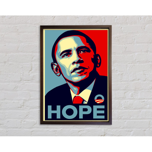 Bright Star Obama Hope - Single Picture Frame Art Prints on Canvas ...