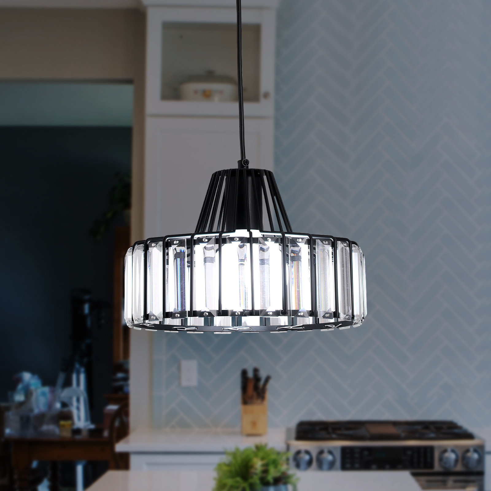 Fairmont Park Luxury Crystal Pendant Ceiling Lamps For Dining Room ...