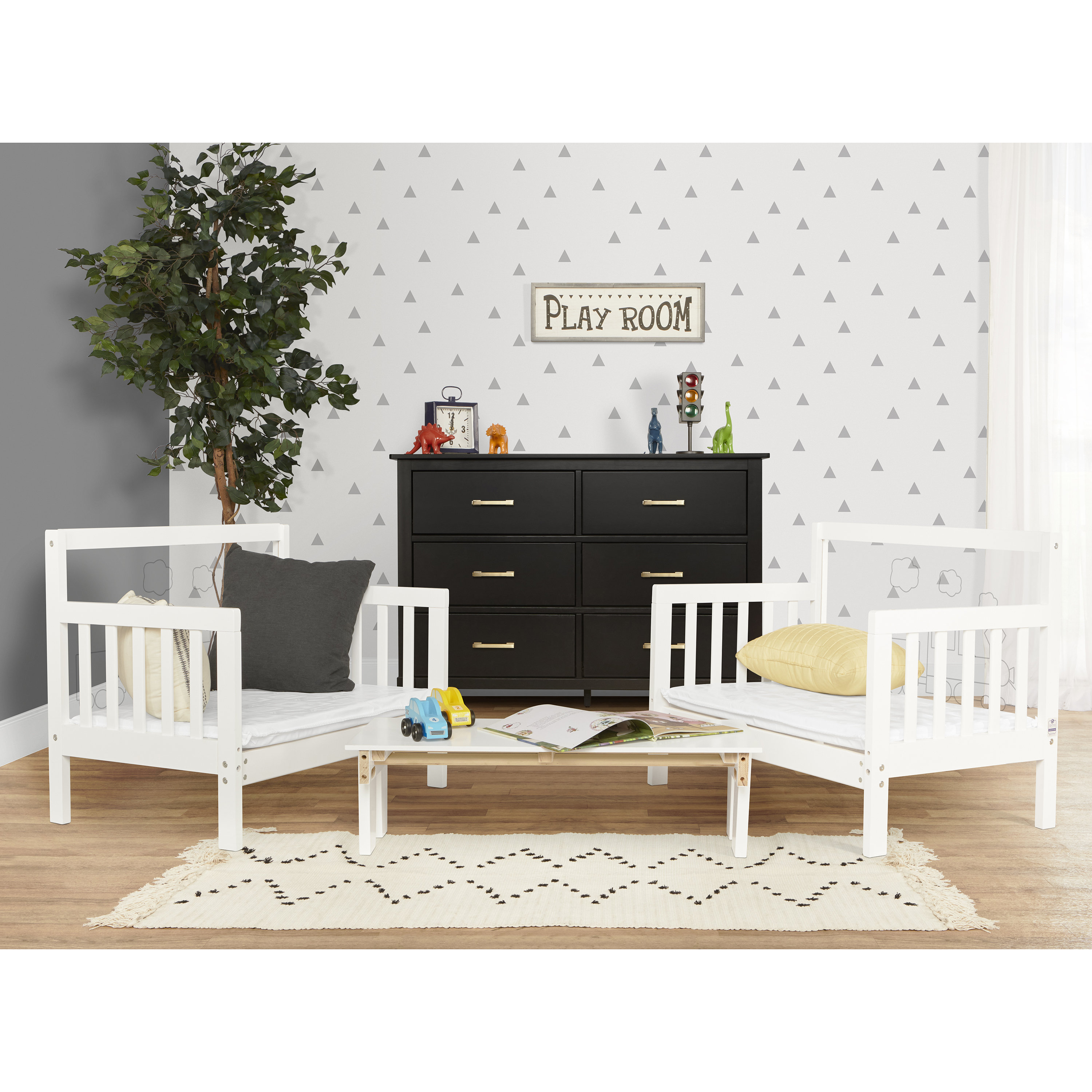 Harriet Bee Aliyssa Toddler Convertible Bed by Harriet Bee | Wayfair