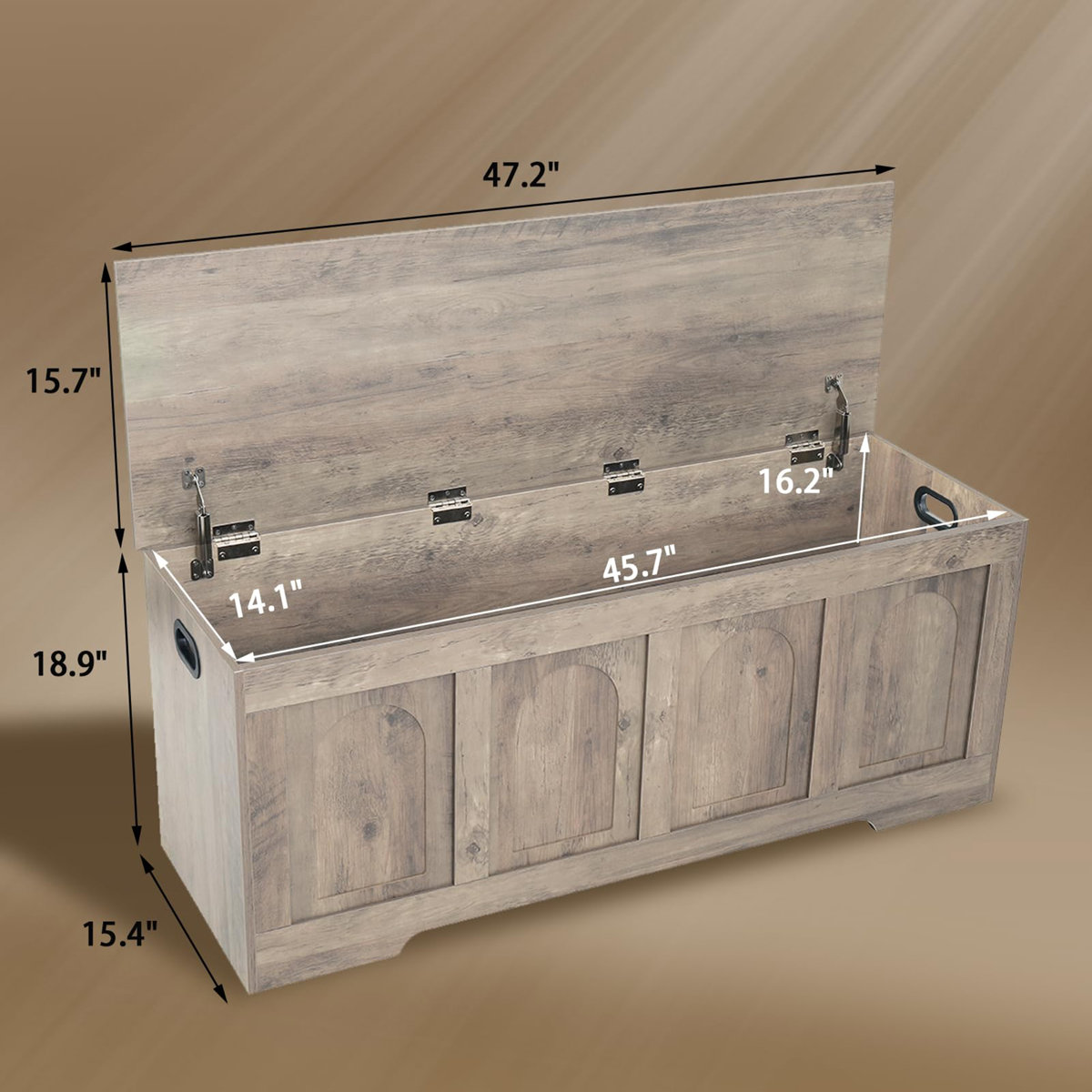 Bayou Breeze 47.2" Storage Trunk | Wayfair