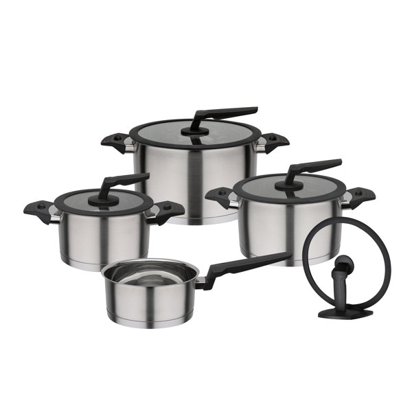 GSW 9 - Piece Stainless Steel Cookware Set & Reviews | Wayfair.co.uk