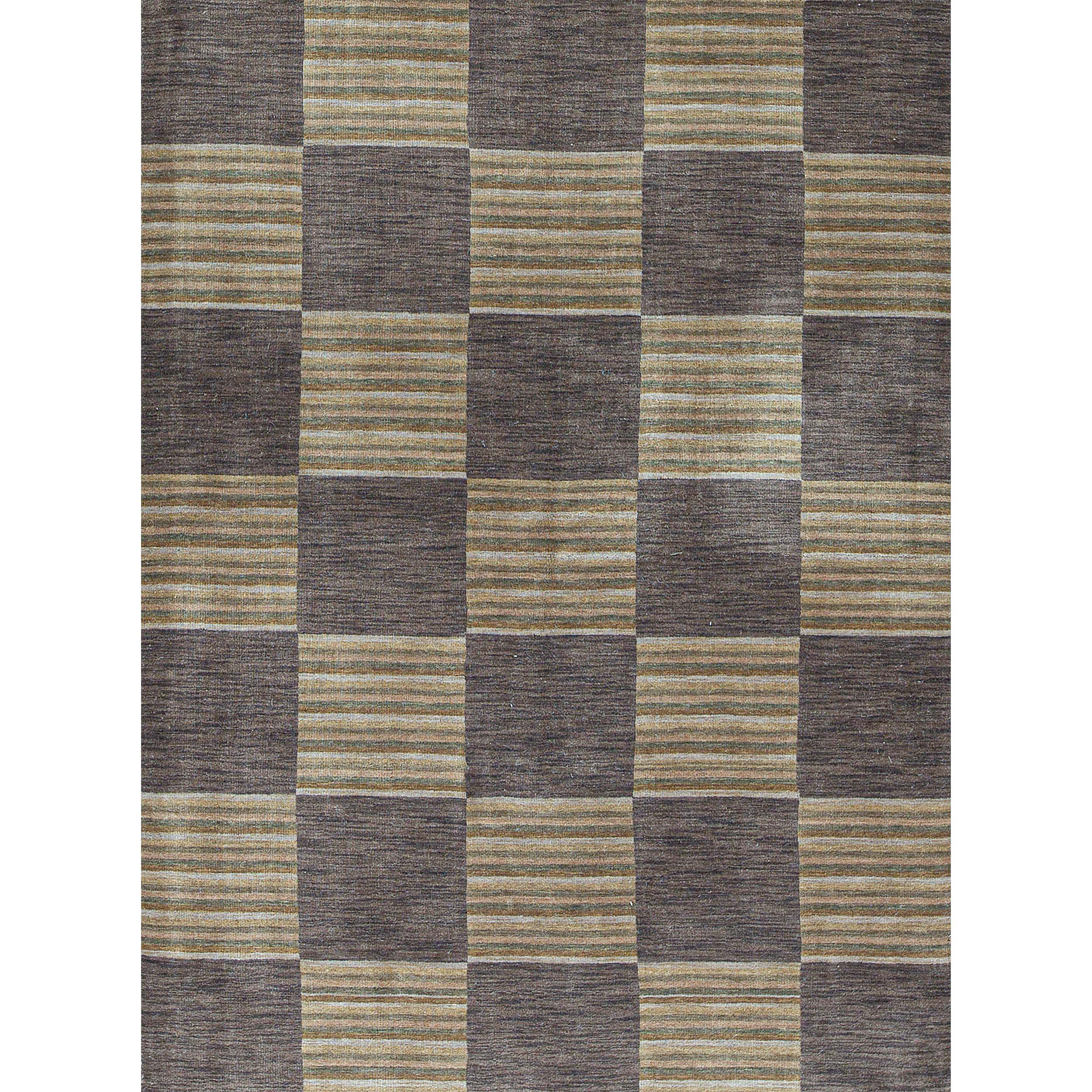 Bokara Rug Co., Inc. Hand-Knotted High-Quality Black and Brown Area Rug ...