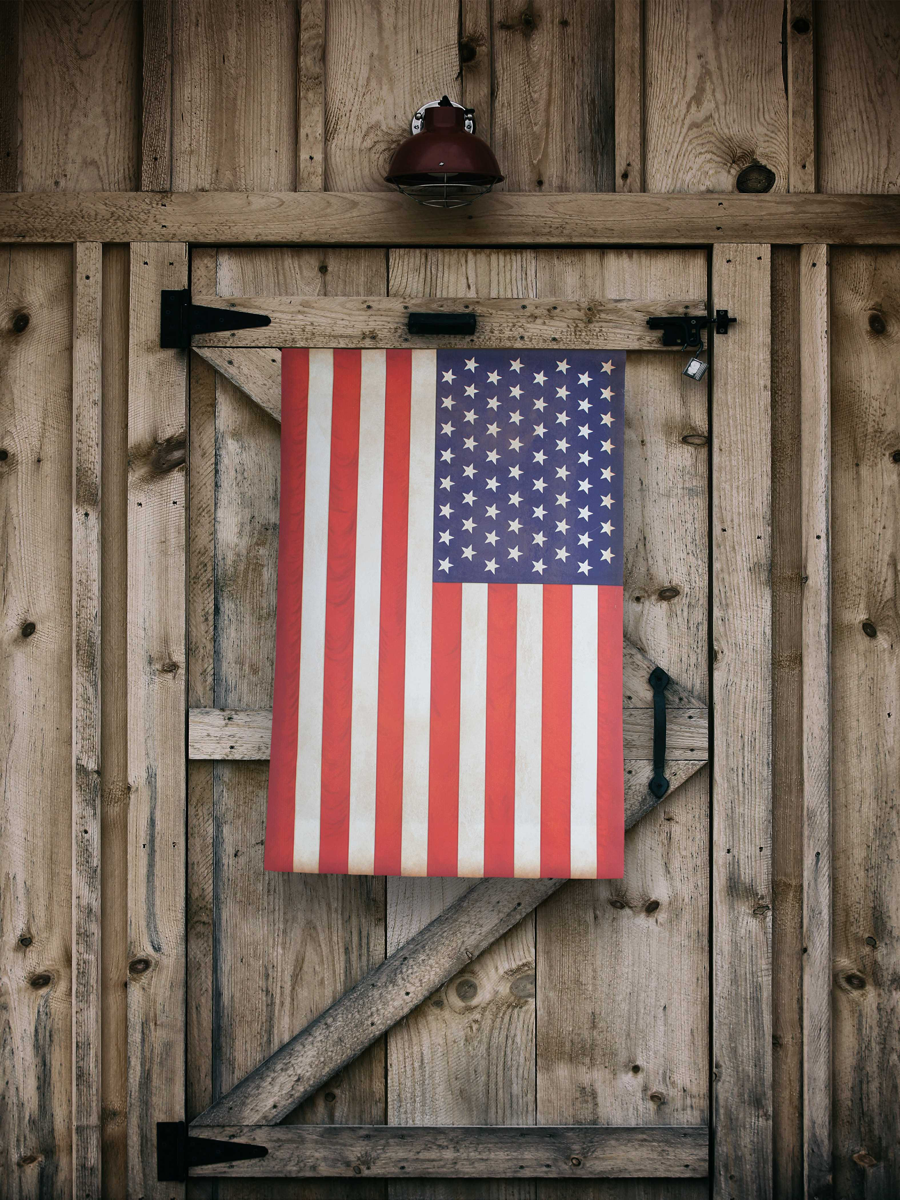 American Flag Barn