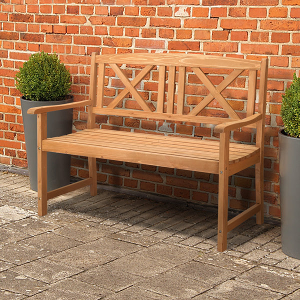 Laurel Foundry Modern Farmhouse Giles Fir Outdoor Bench & Reviews | Wayfair