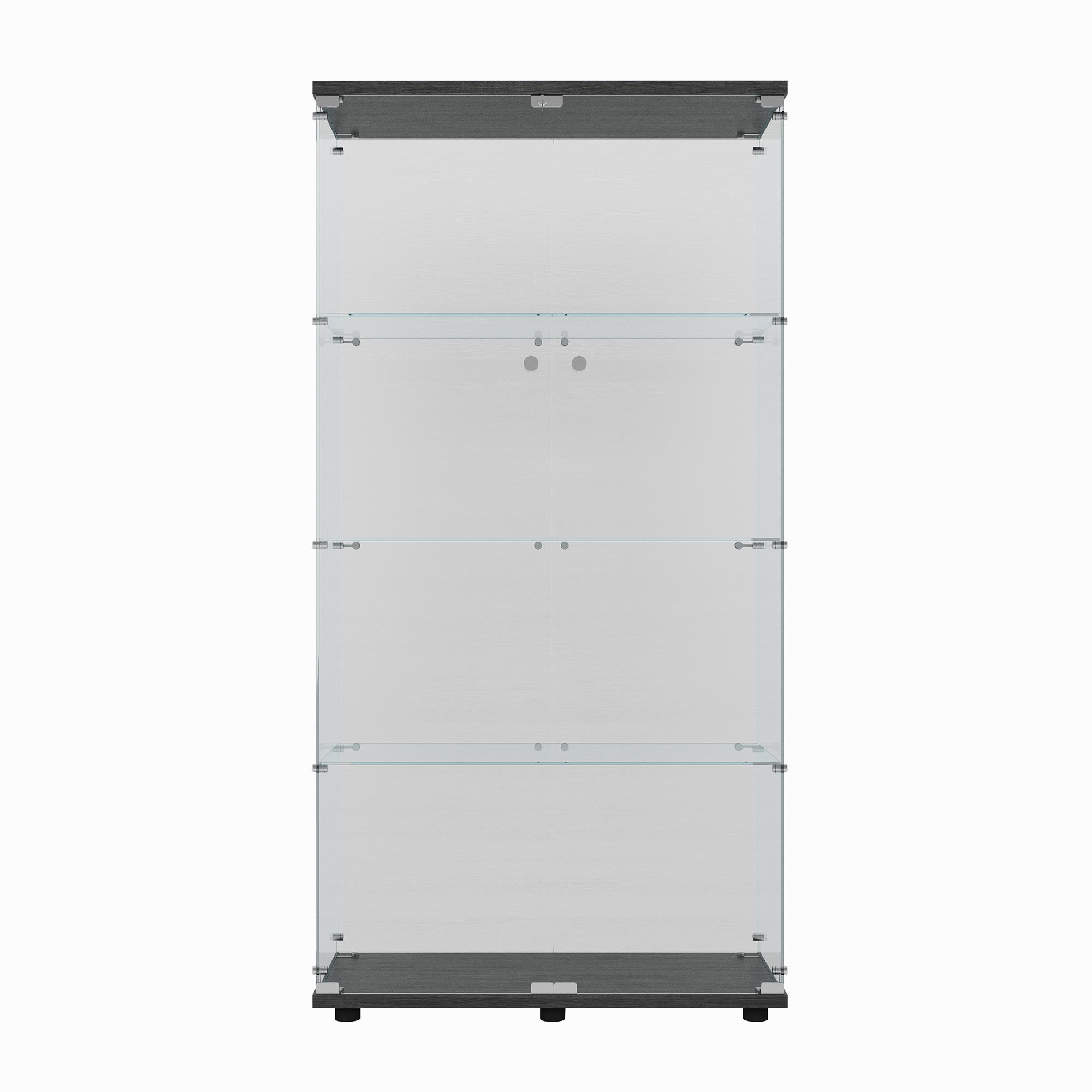 Latitude Run® Tempered Glass Display Cabinet | Wayfair